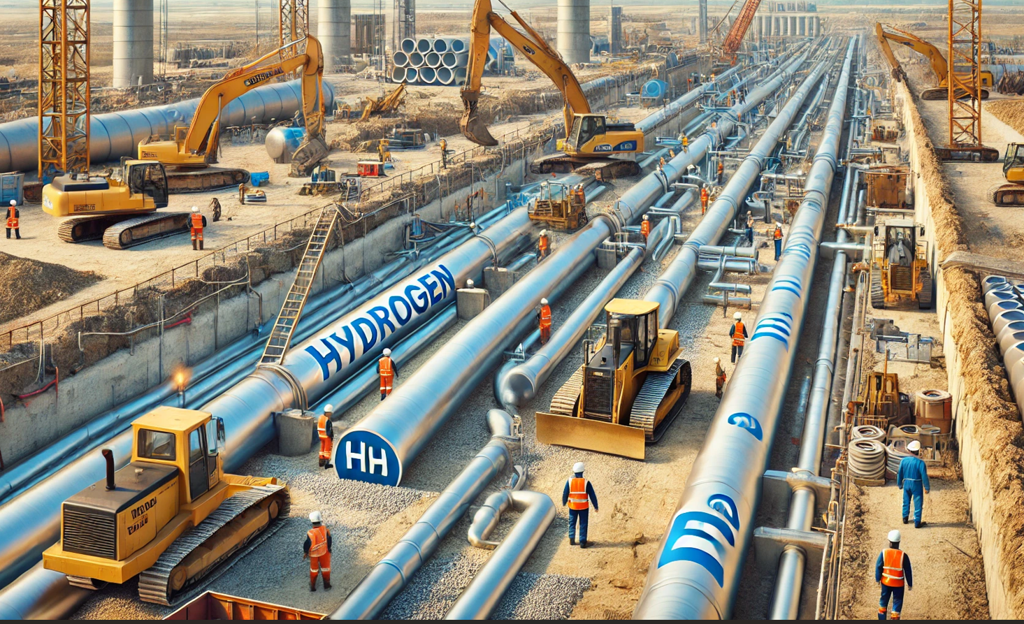 Fluxys starts construction of its first H2 pipelines